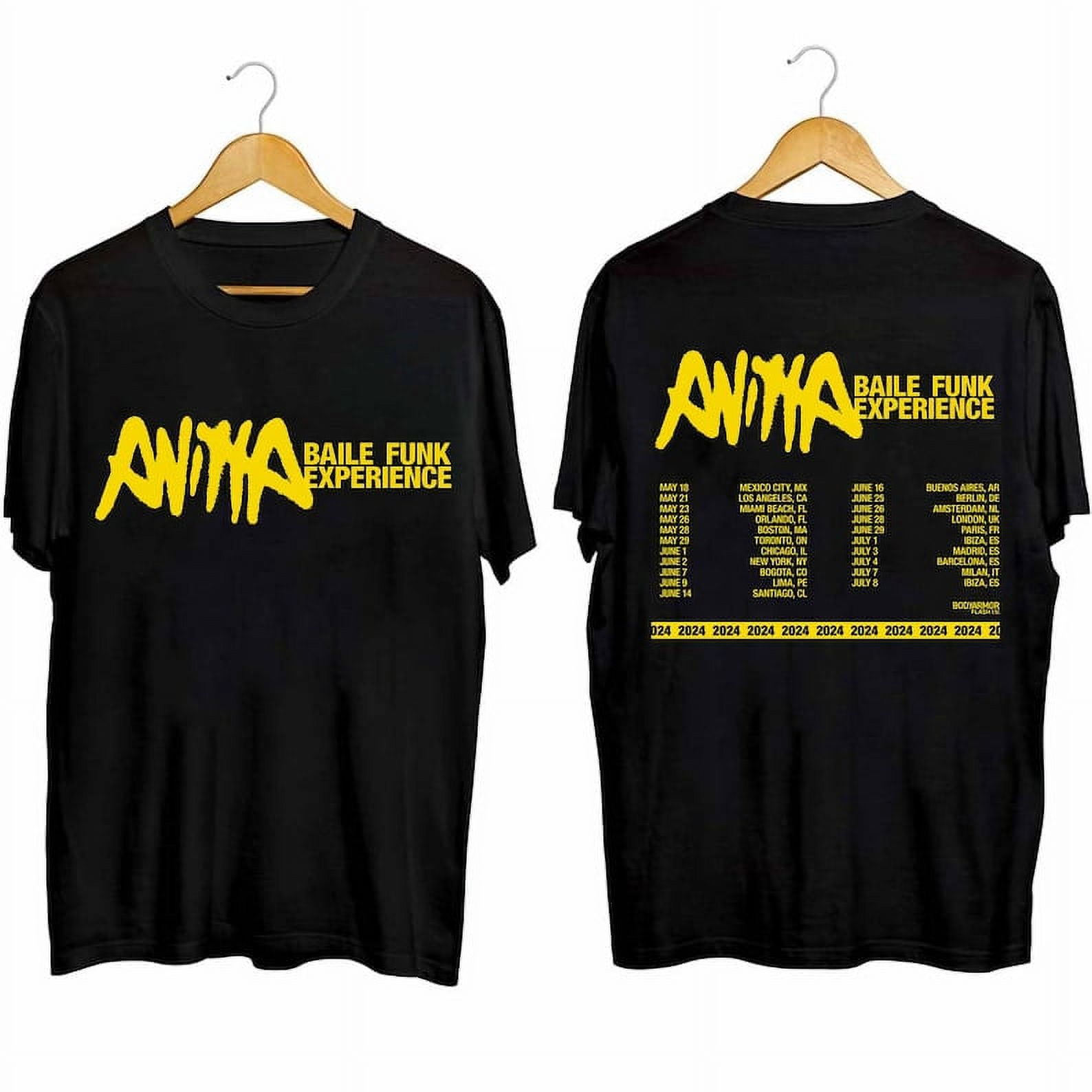 Anitta Baile Funk Experience Tour 2024 Shirt, Anitta Fan Shirt, Anitta ...