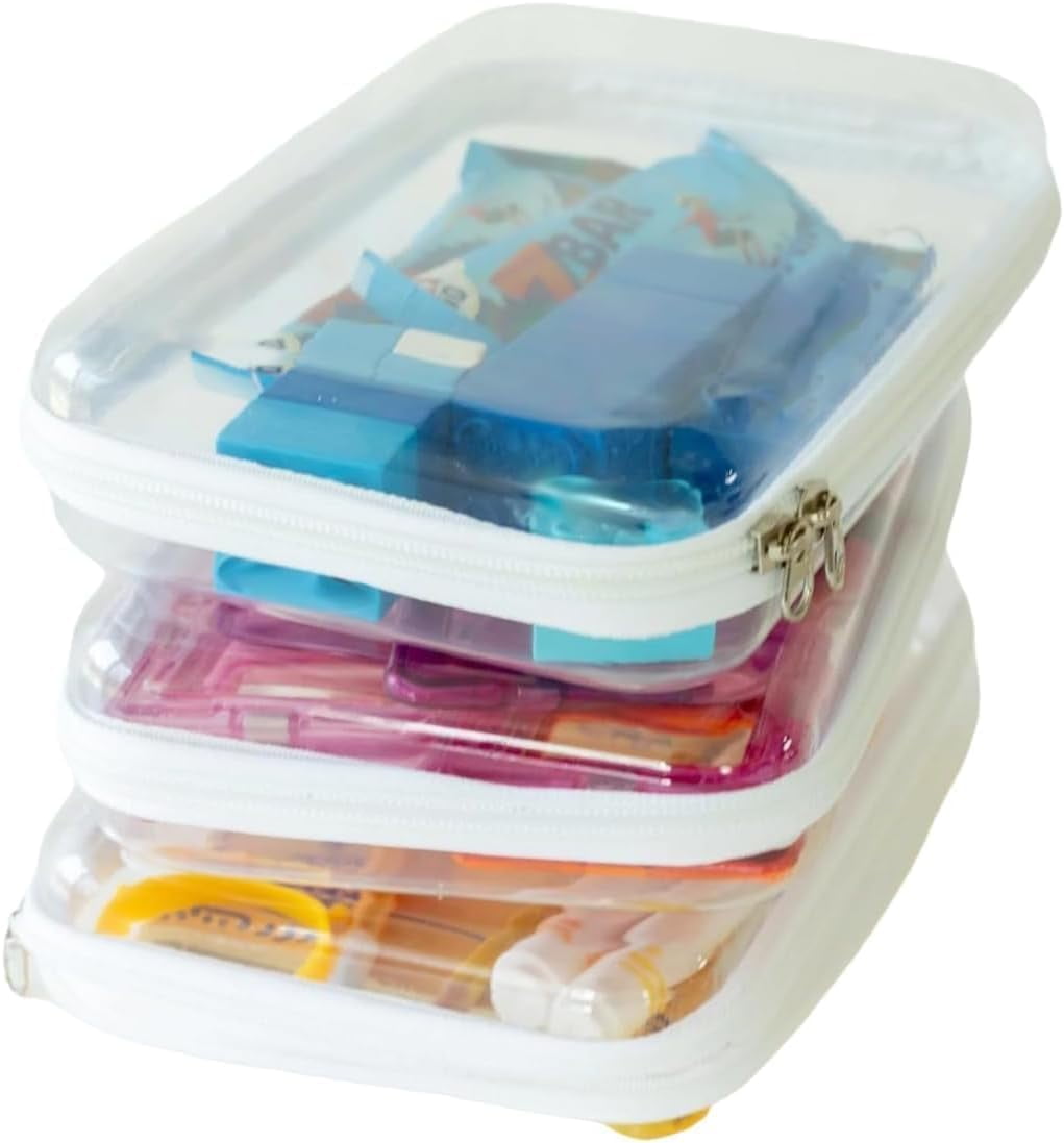 Aniute 1PCs Zipper Transparent Cases Clear Organizer Bags Portable ...