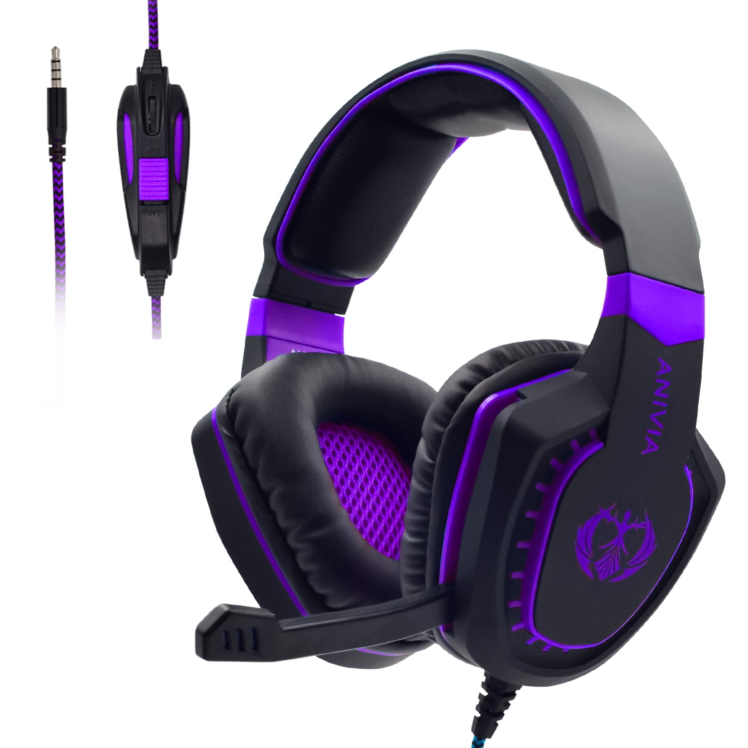 Anivia Gaming Headset Bass Surround Sound Stereo Headset with Flexible ...