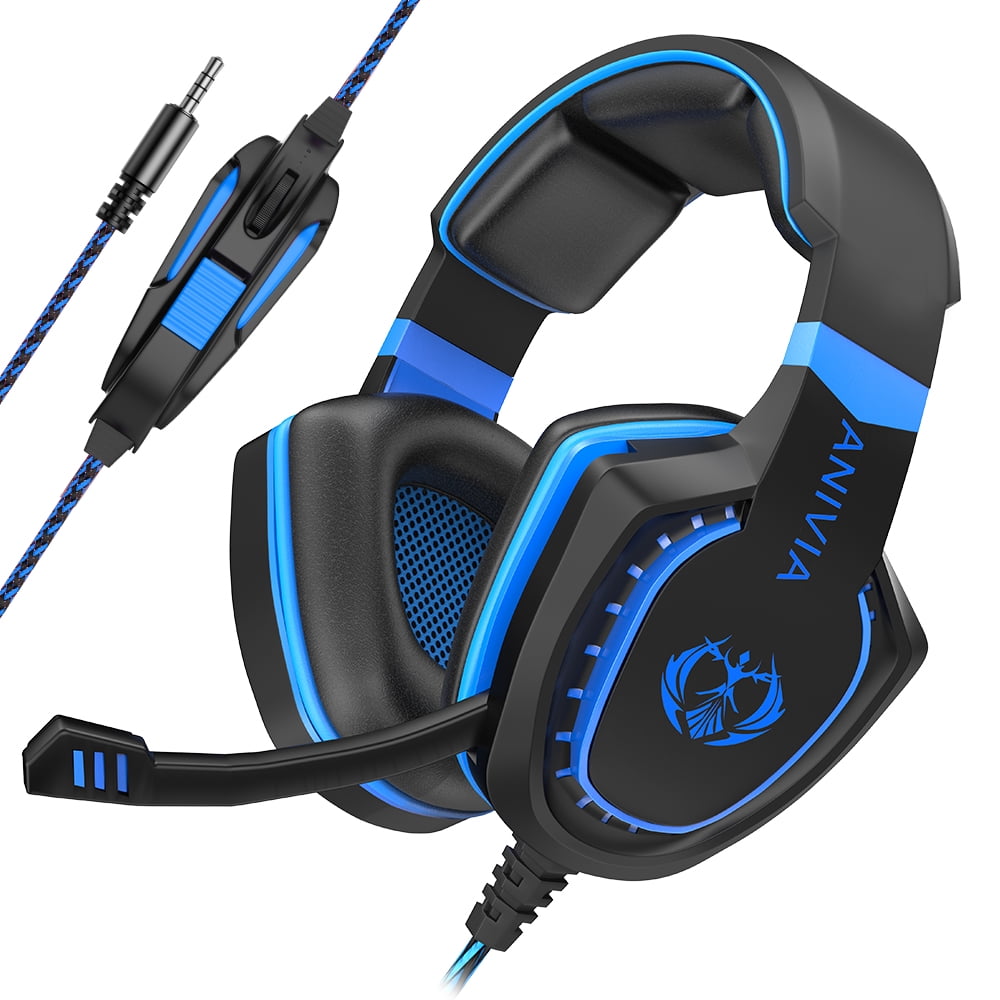 Anivia Gaming Headset Bass Surround Sound Stereo Headset with Flexible Microphone Volume Control ...