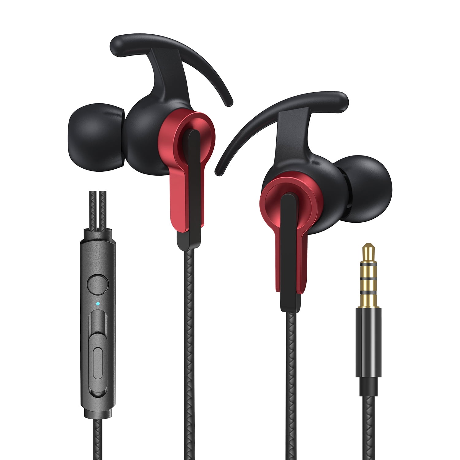 Anivia Wired Earbuds, 3.5mm Gaming Headphones with Microphone, Noise ...