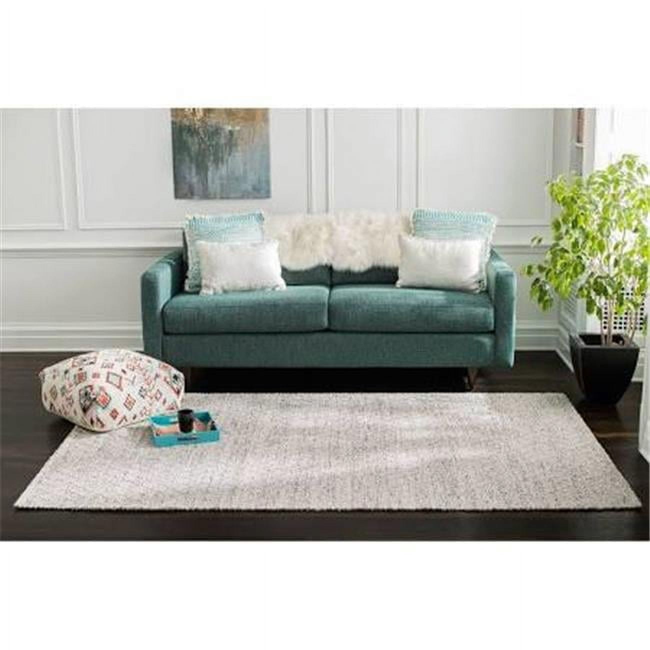Anji Mountain AMB0423-0058 5 x 8 ft. Sigis Soft Jute & Wool-Alternative ...
