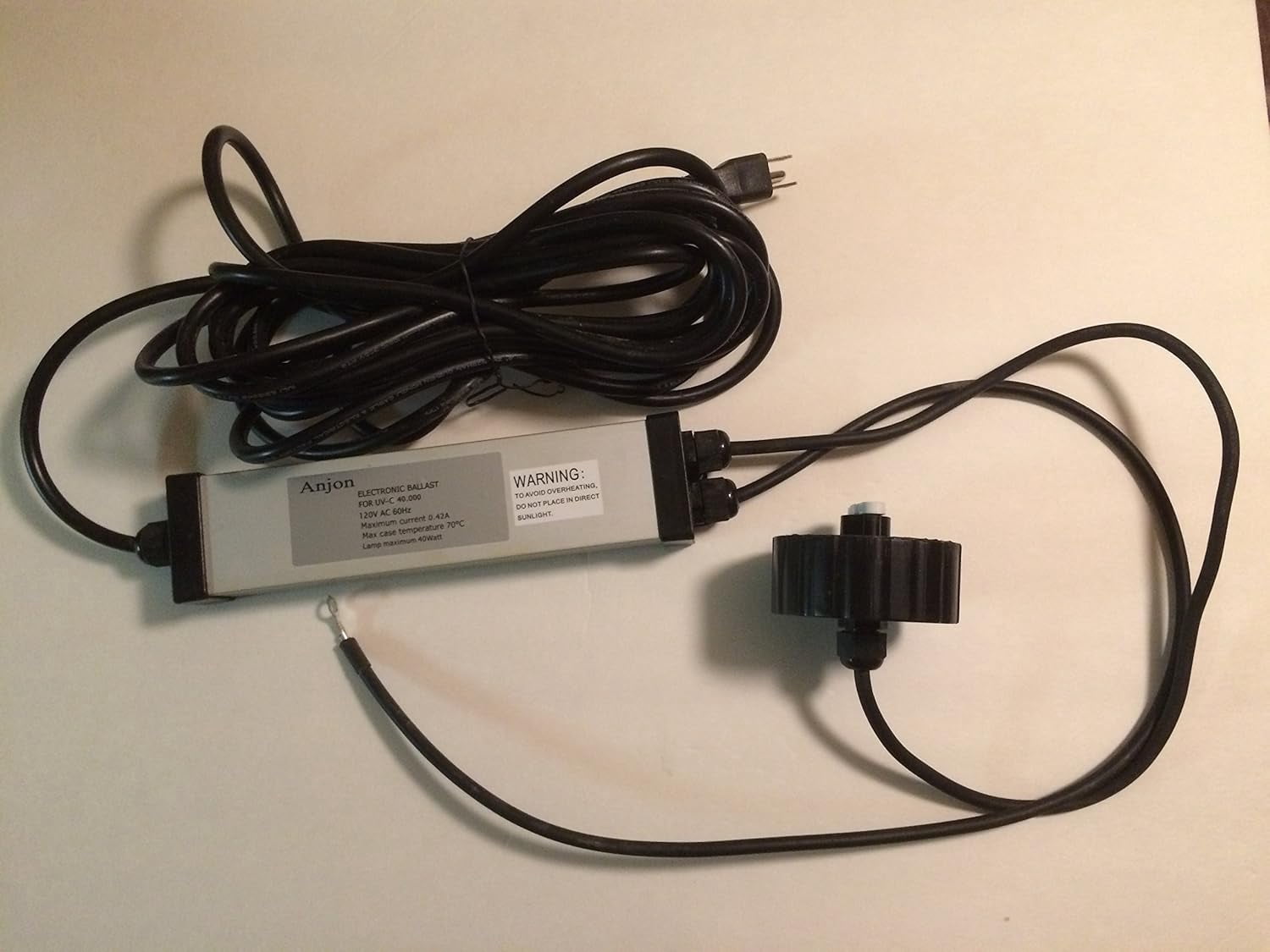 Anjon Stainless Steel Supernova 40-Watt UV Replacement Transformer ...