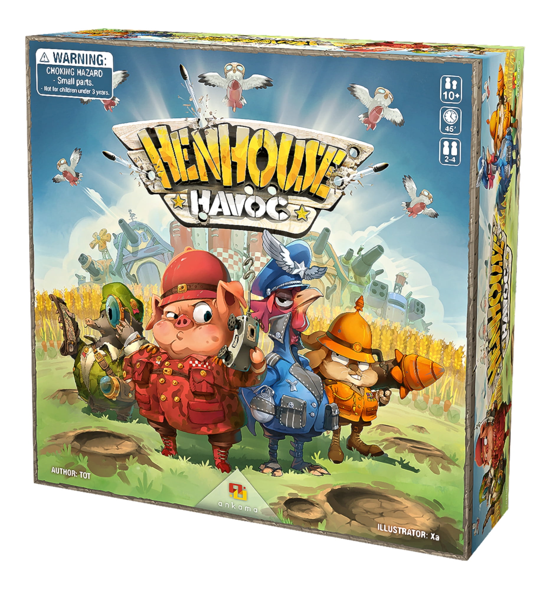 Ankama Henhouse Havoc (Touch Chicken) Family Board Game - Walmart.com