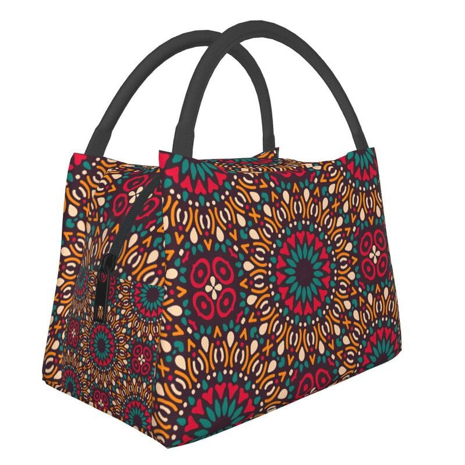 Ankara African Pattern Lunch Boxes Women Traditional Africa Ethnic Art ...