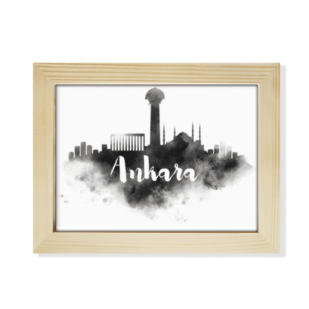 Ankara Turkey Landmark Ink City Painting Desktop Photo Frame Picture ...