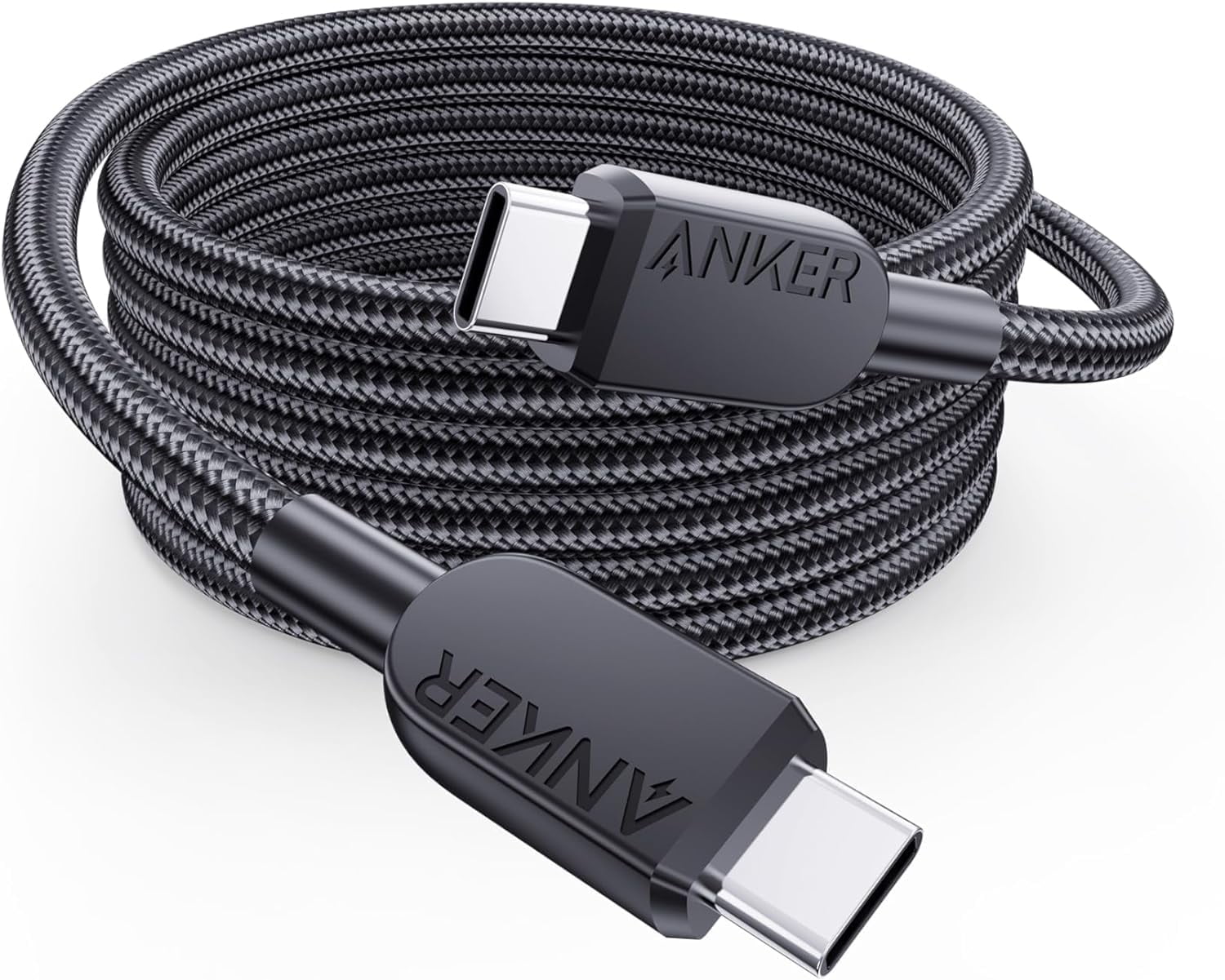 Anker USB C to USB C Cable (6FT),240W Type-C Fast Charging Cord (Black ...