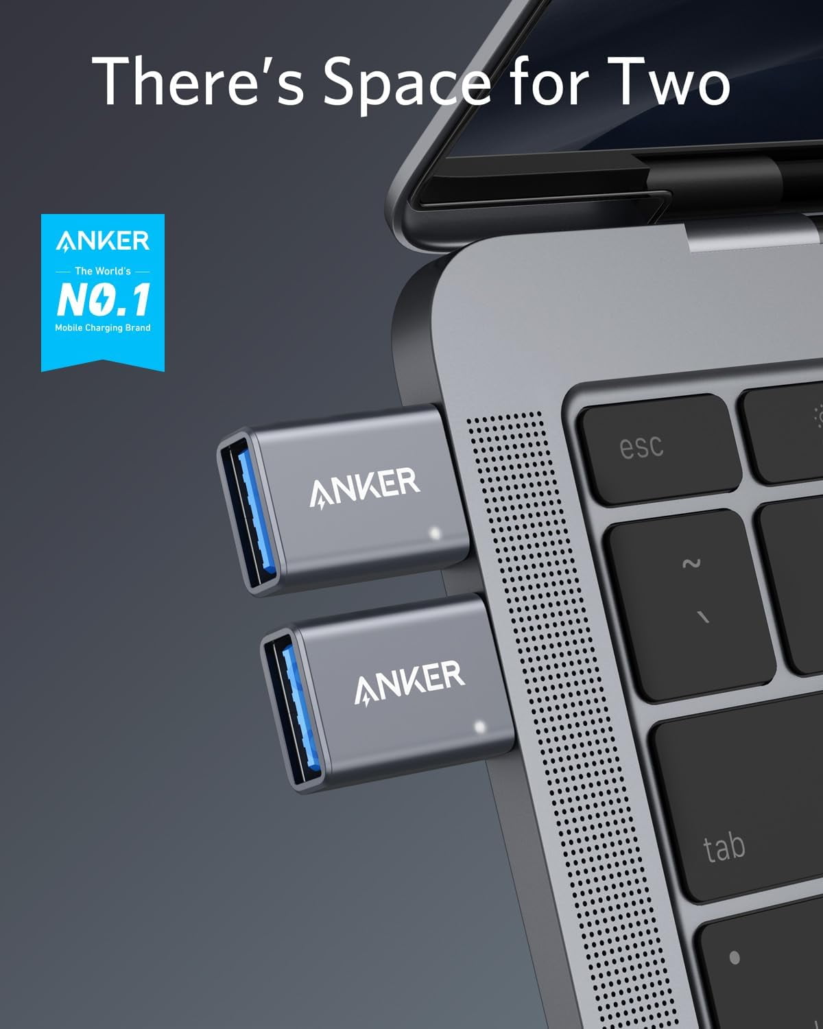Anker USB C to USB 3.0 High-Speed Data Transfer Adapter 2Pack - Walmart ...