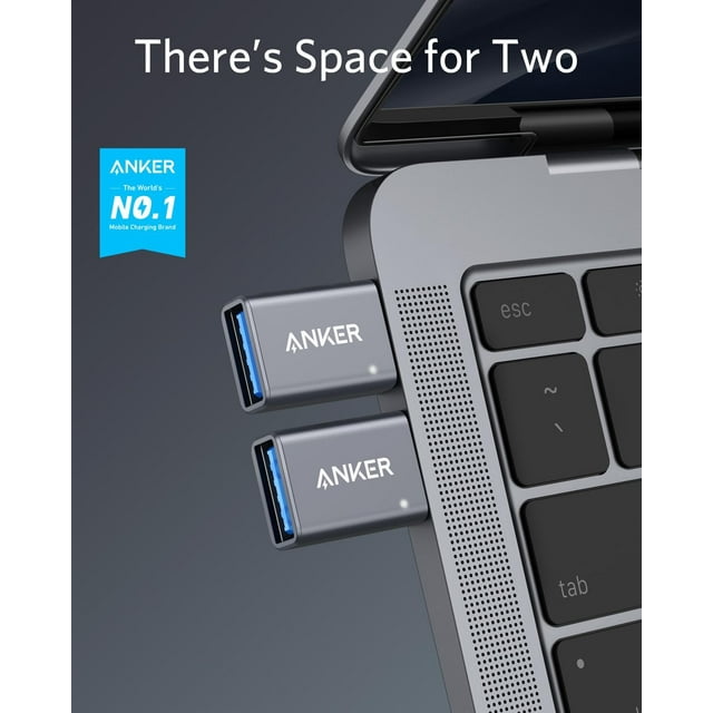 Anker USB C to USB 3.0 High-Speed Data Transfer Adapter 2Pack - Walmart ...