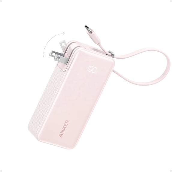 Anker Nano 3-in-1 Portable Charger, 10,000mAh Power Bank, Built-in USB ...