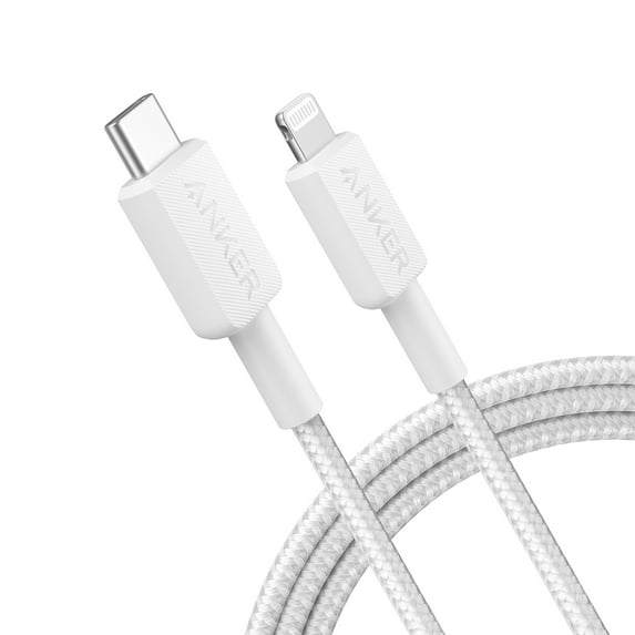 Anker Braided USB-C to Lightning Connector Cable (6 ft) - Walmart.com