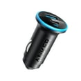 Anker 323 USBC Car Charger Adapter, 52.5W Cigarette Lighter Charger ...
