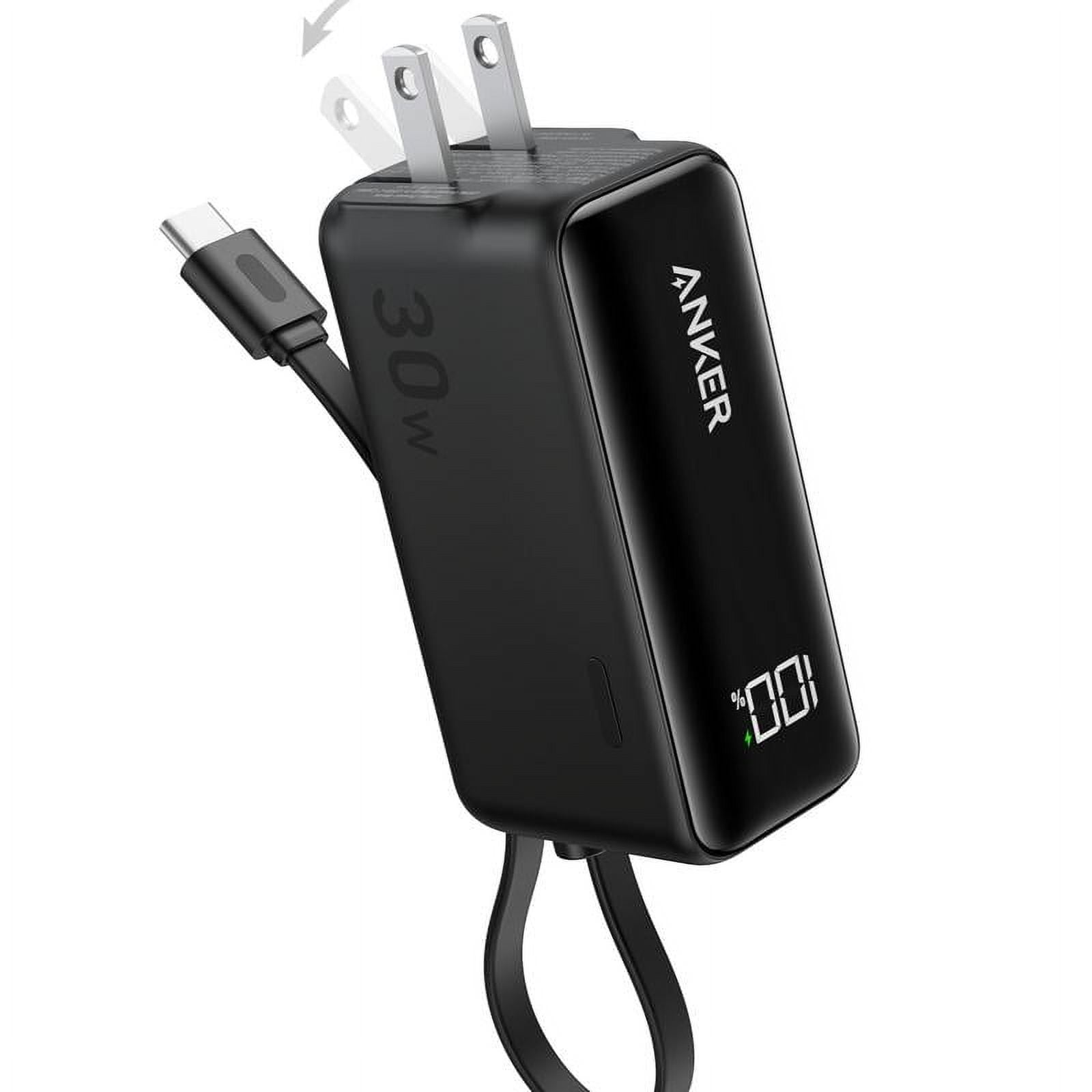 Anker 3in1 Power Bank Charger, 5,000mAh 10,000mAh Portable Charger with ...