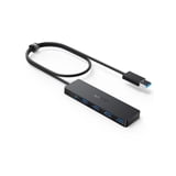 Anker, 4-Port USB 3.0 Data Hub, Ultra-Slim Splitter with 2 ft Cable ...