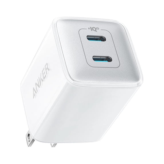 Anker 521 Charger (Nano Pro), 40W PIQ 3.0 Dual Port Compact USB C Fast ...