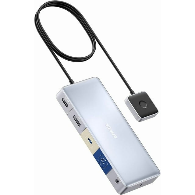 Anker Docking Station, KVM Switch for 2 Laptops, Dual 4K Monitor 554 ...
