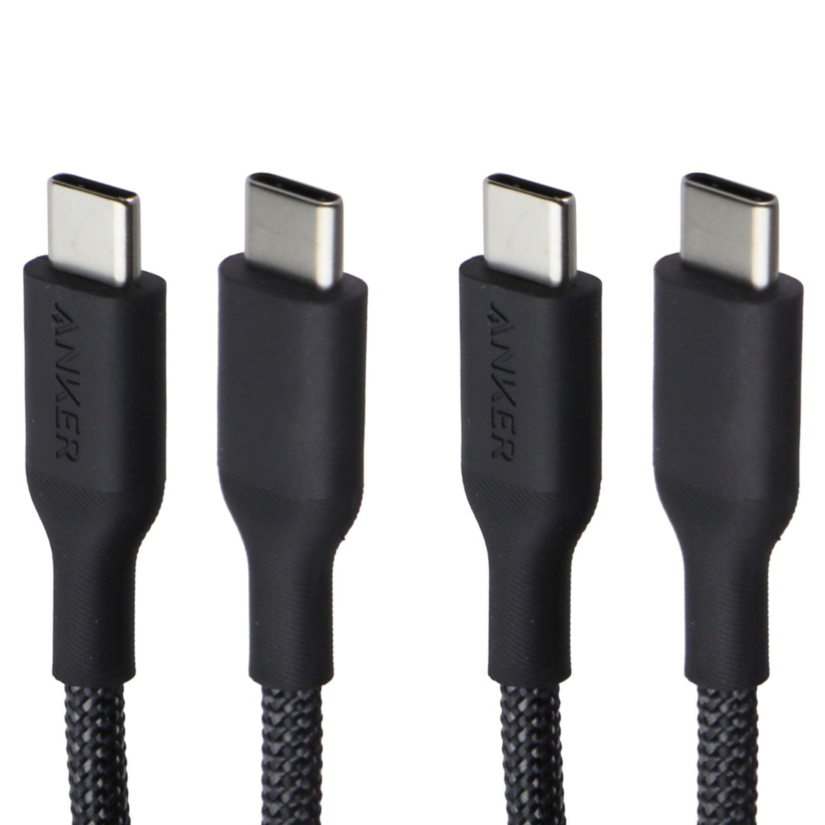 Anker (6-Ft) USB-C to USB-C Bio-Braided Charger Cable - Black (2 Pack ...