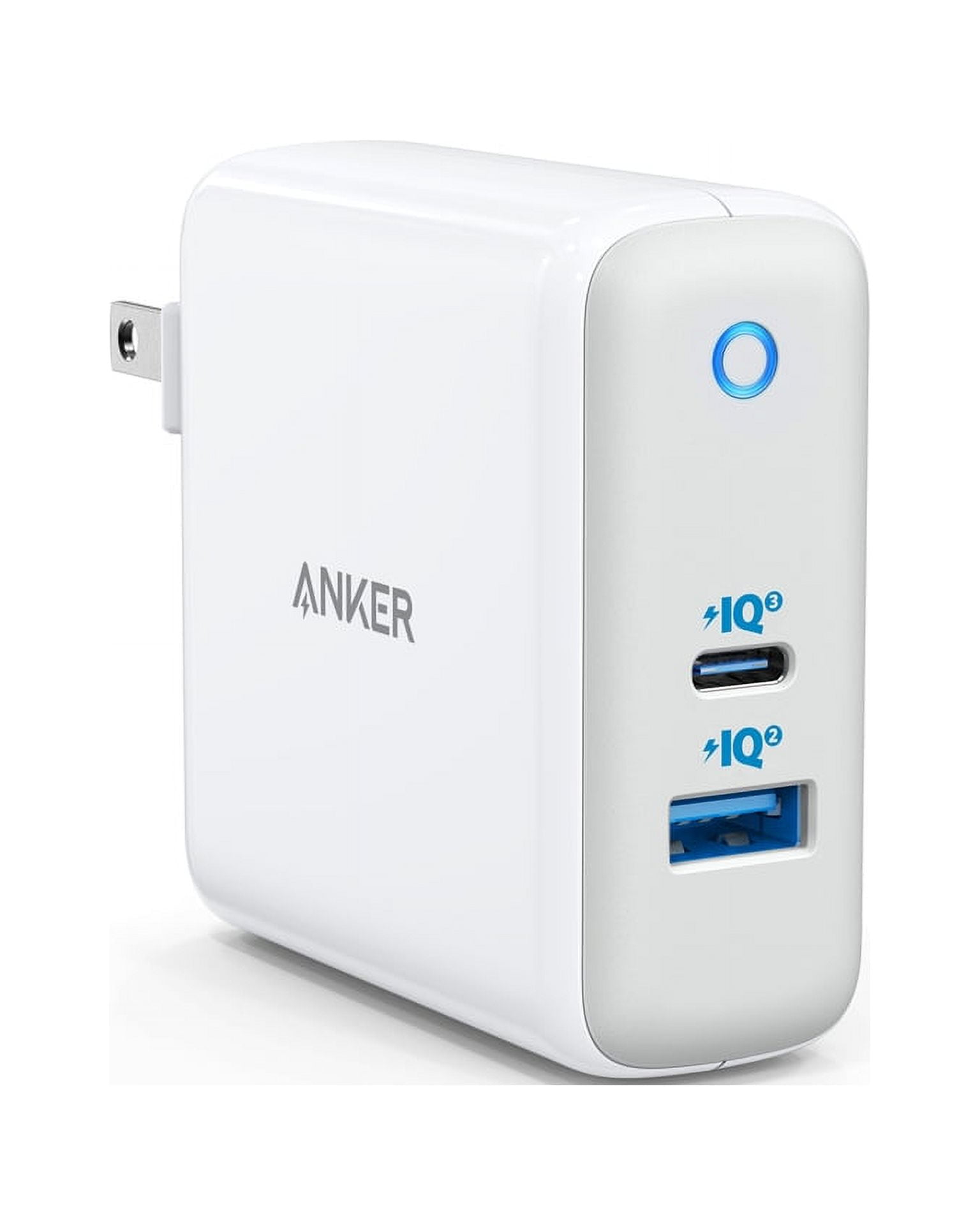 Anker 60W PIQ 3.0 & GaN Tech Dual Port Charger, USB C Charger ...