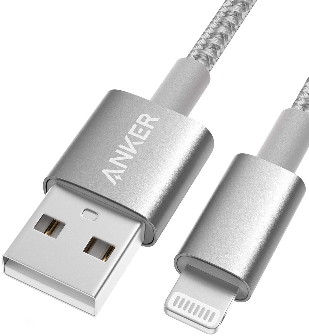 Anker 6ft Lightning Cable Premium Nylon Cord MFi Certified Charging ...