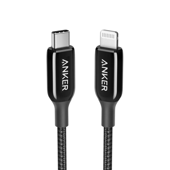 Anker A8843 6 ft Powerline III USB C Nylon Braided Lightning Fast ...