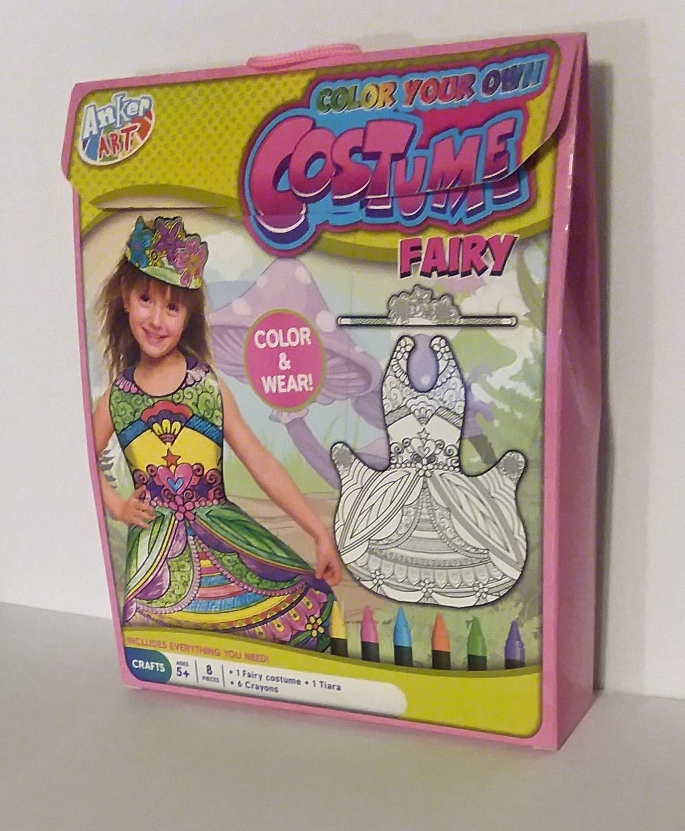 Anker Art: GIRL'S: COLOR YOUR OWN "COSTUME FAIRY" - Color & Wear ...