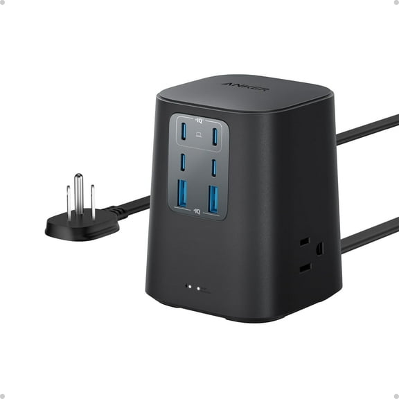Charging Station 67W Max,USB C Charger with 3 Outlets,Fast Power Strip ...