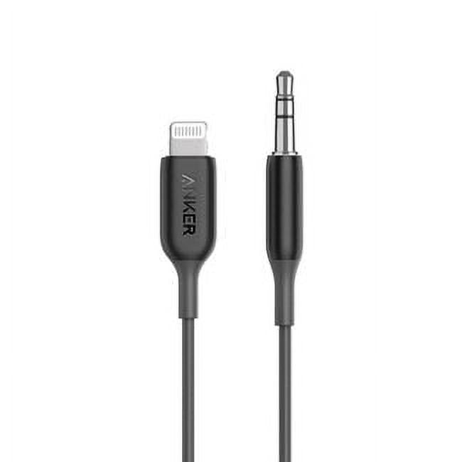 Anker Dongle Lightning 3.5mm to Lightning 3' Cable - Black - Walmart.com