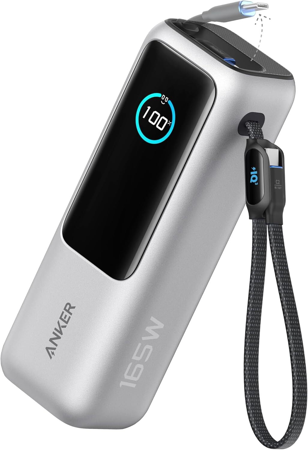 Anker Laptop Power Bank 25000mAh Portable Charger 100W USB-C Built-in ...