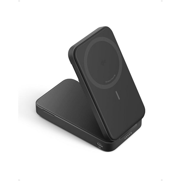 Anker MagGo Power Bank, Qi2 Certified 15W Ultra-Fast MagSafe-Compatible ...