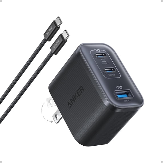 Anker Nano Charger, Ultra-Fast 70W Output 3-Port USB C Charger Block ...