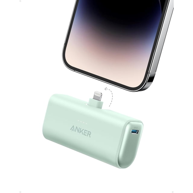 Anker Nano Portable Charger for iPhone, with Built-in MFi Certified ...