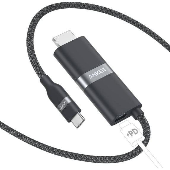 Anker Nano USB C to HDMI Adapter, 4K@60Hz, 140W PD, Thunderbolt 5/4/3 ...