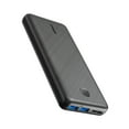 Anker 20000mAh PowerCore, Dual-Port USB & Micro USB-C Portable Charger ...