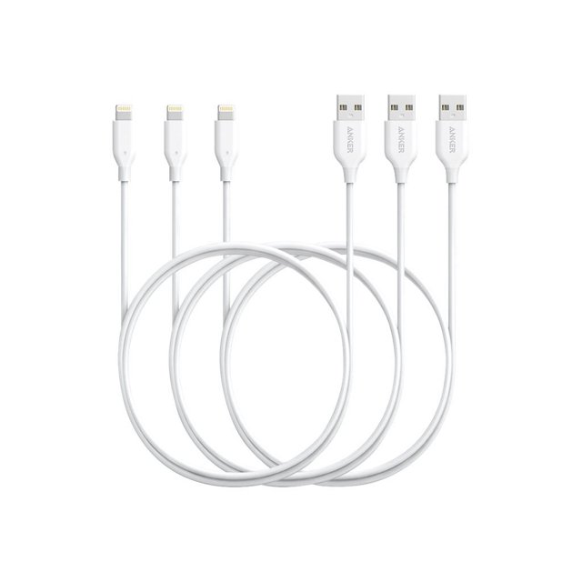 Anker PowerLine Combo - Lightning cable - Lightning male to USB male ...