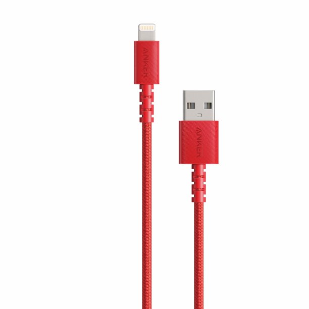 Anker PowerLine Select+ Lightning Cable Red (6ft) - Walmart Business ...