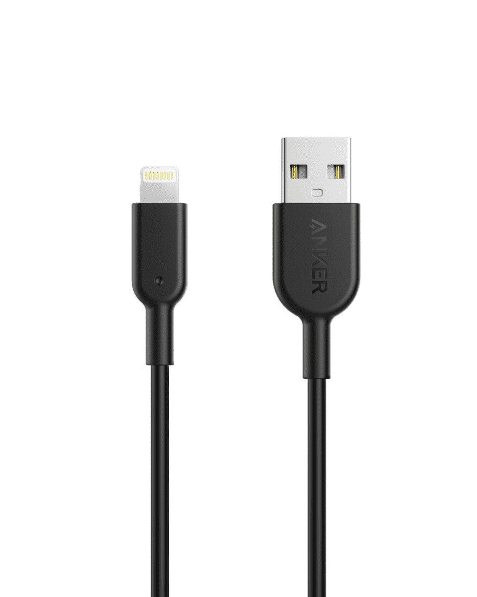 Anker Powerline II Lightning Cable (3ft), MFi Certified (Black ...