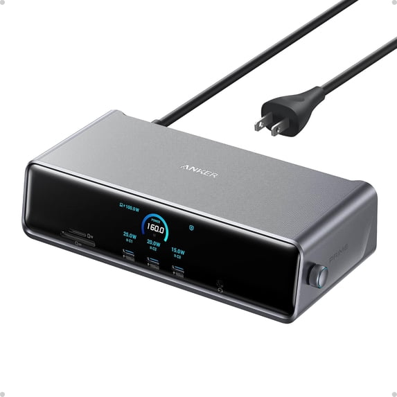 Anker Prime 14-Port Docking Station (DL7400) with DisplayLink, Triple ...