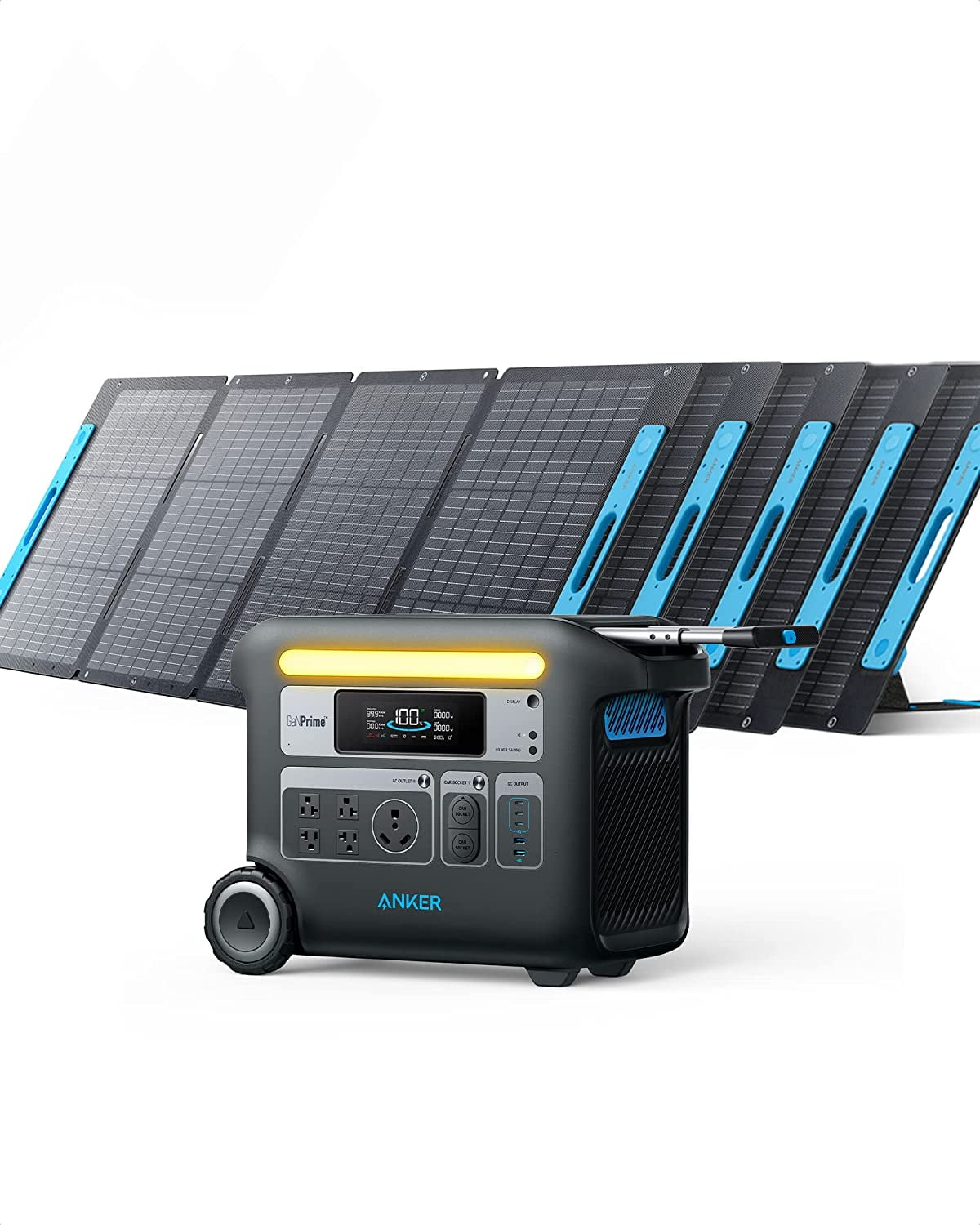 Anker SOLIX F2000 Portable Power Station, PowerHouse 767, 2048Wh ...