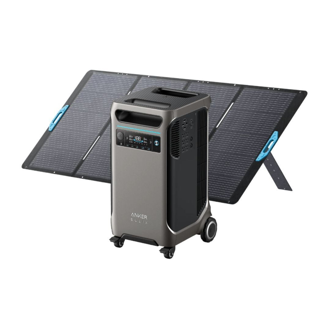 Anker SOLIX F3800 Solar Generator with 400W Solar Panel, Dual Voltage ...