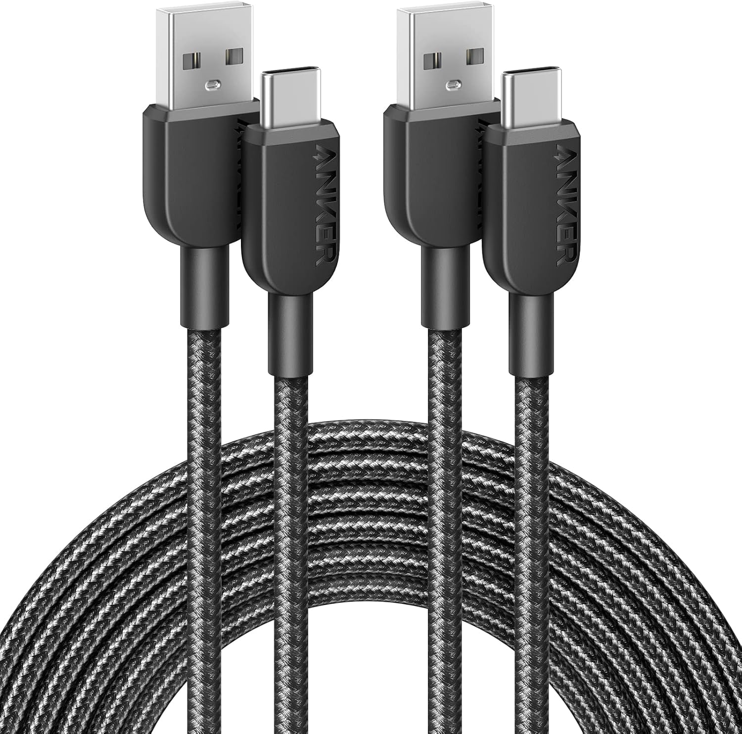 Anker Type C USB C Cable, [2 Pack, 10ft] 310 USB A to USB C Charger ...