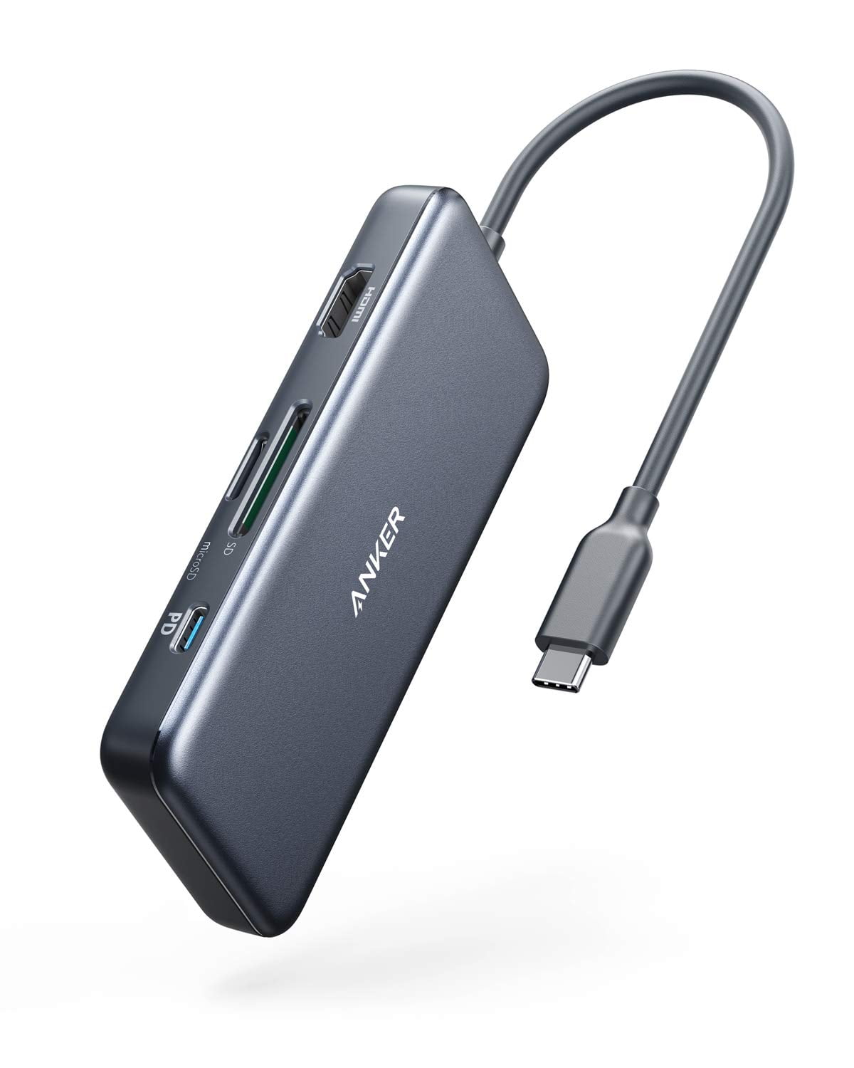 Anker USB C Hub (7-in-1), with 4K HDMI, 85W Power Delivery, USB-C and 2 ...