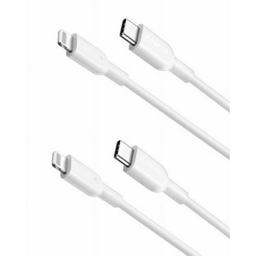 Anker 322 USB-C to Lightning Connector Cable - 6ft Braided - Walmart.com