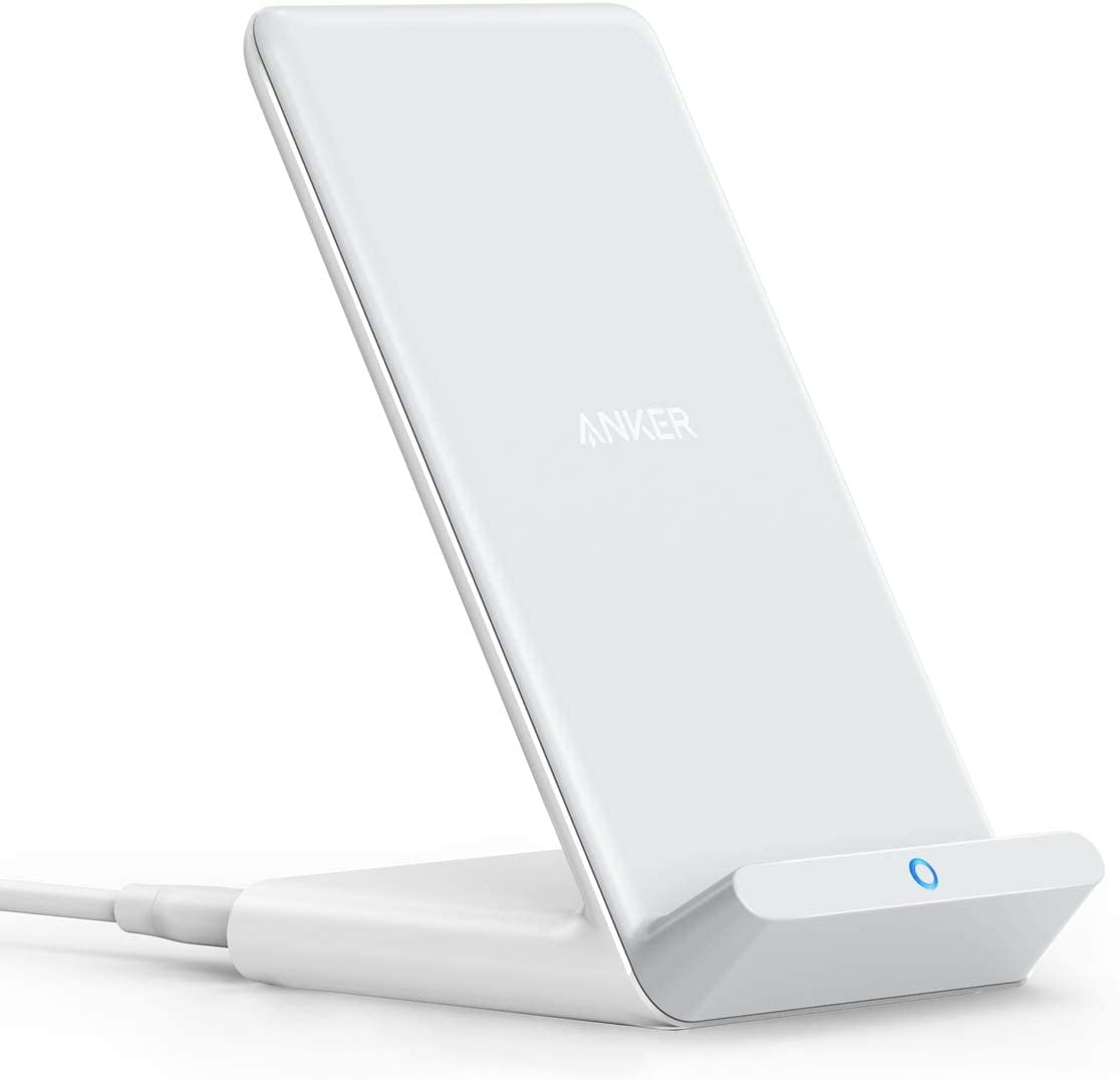 Anker Wireless Charger, PowerWave Stand, Qi-Certified for iPhone 12, 12 ...