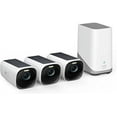 eufy S330 eufyCam 3 3-Cam Kit, 4K Wireless Outdoor Cameras, Solar ...