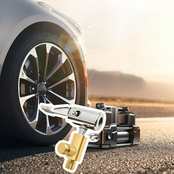 Ankereame Copper Tire Inflator Nozzle, Quick Connect Leak-Proof with ...