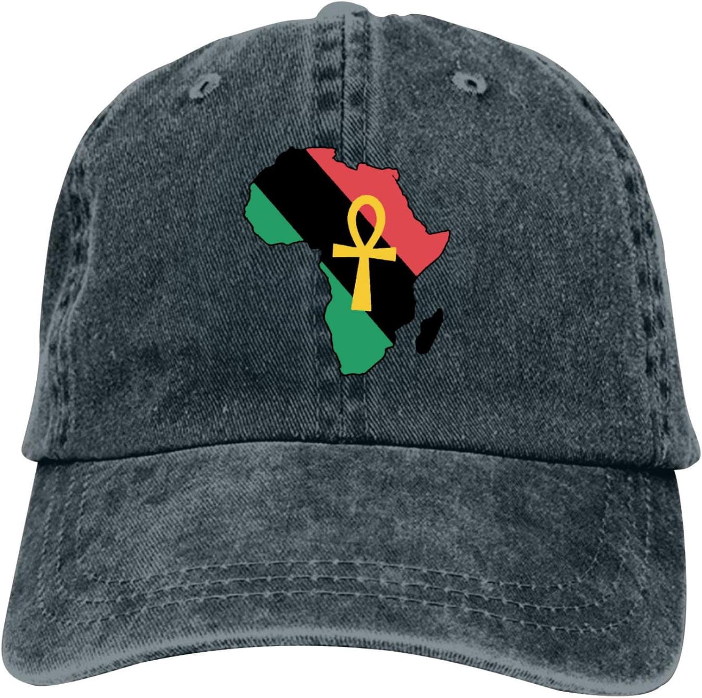 Ankh African Colored Africa Baseball Cap Vintage Adjustable Washed Hats ...