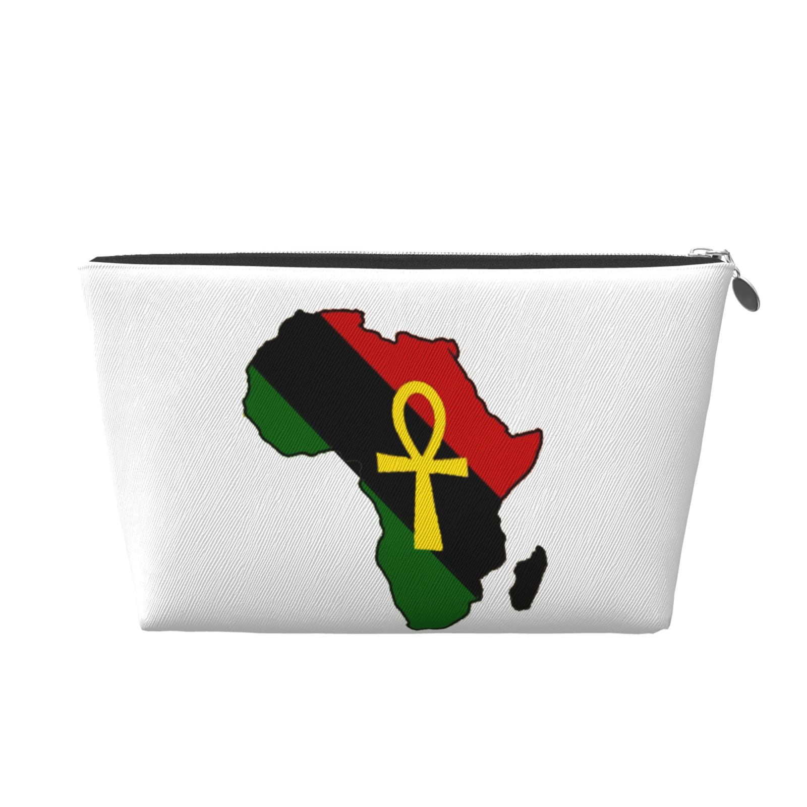 Ankh African Colored Africa Handbag Purse Tote Organizer Zipper Closure ...
