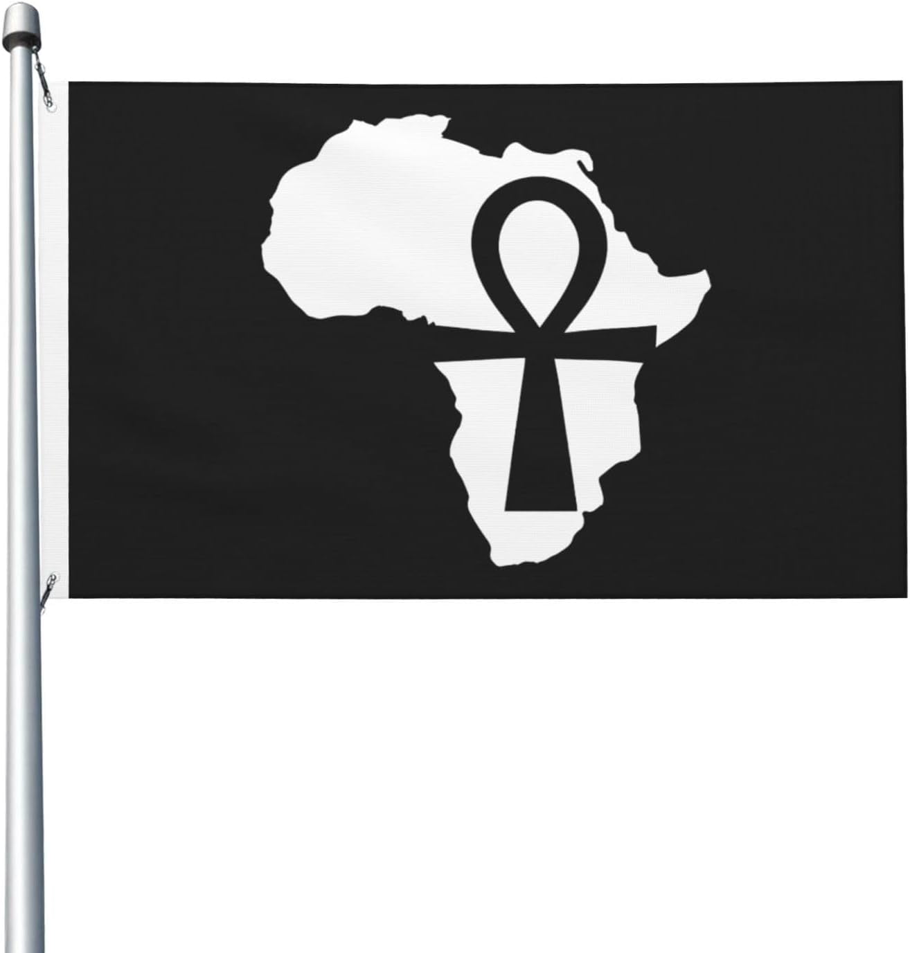 Ankh African Flag 3x5 Ft Outdoor Decoration Banner Yard Flag With ...
