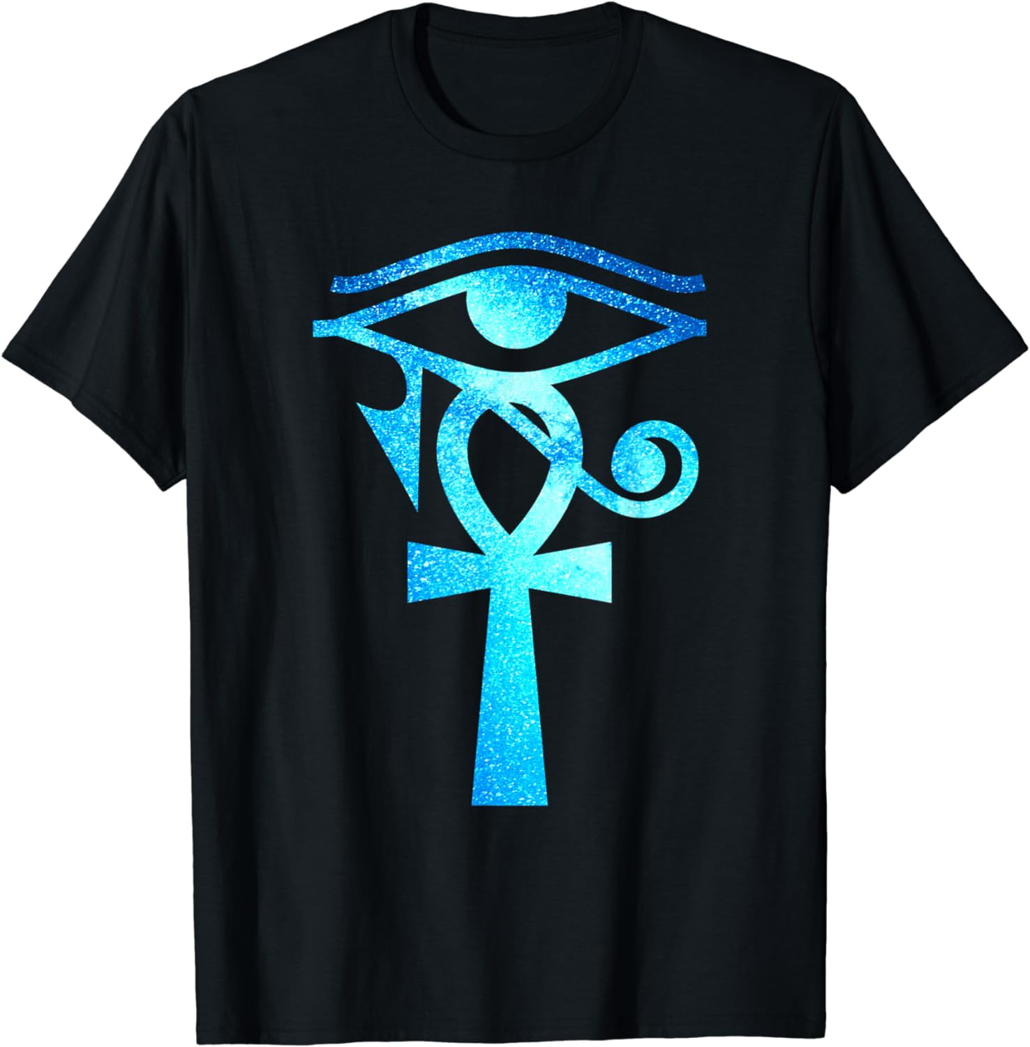 Ankh Eye Of Horus Ancient Egyptian Symbol Galaxy Crux Ansata T-Shirt ...