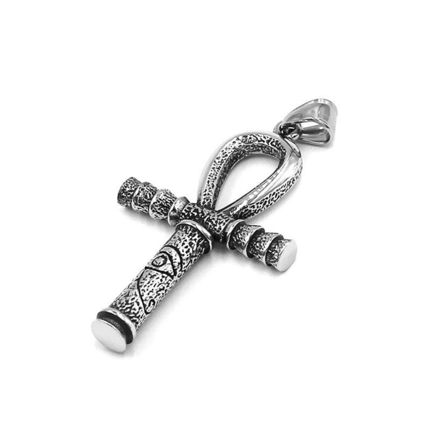 Ankh Necklace Stainless Steel Ancient Egyptian Aunk Pendant - Walmart.com